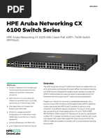 HPE Aruba Networking CX 6000 24G 4SFP Switch Data sheet ...