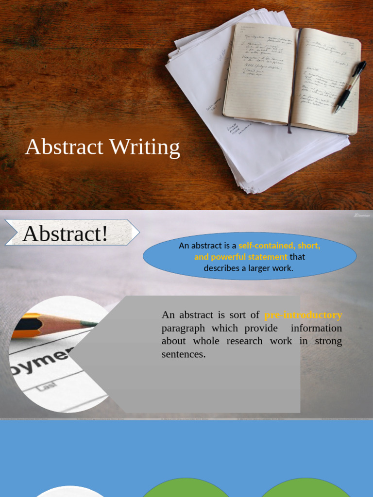 Abstract Writing | PDF | Abstract (Summary) | Thesis