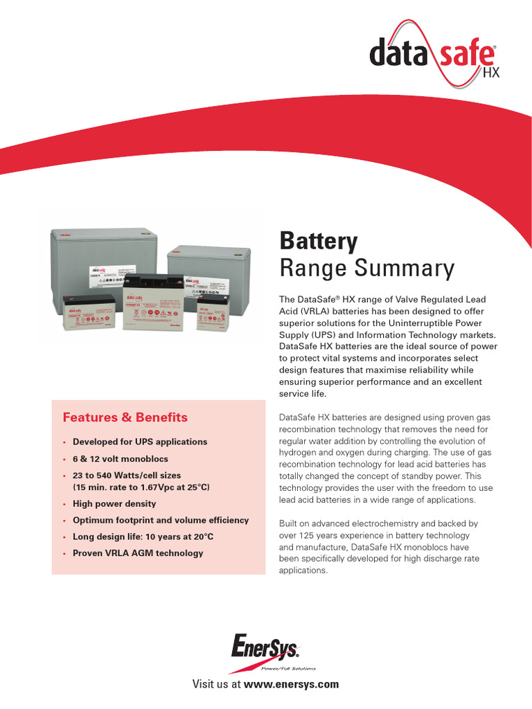 Datasafe HX Range Summary en HX Rs 016 - Nov 18 | PDF | Electricity ...