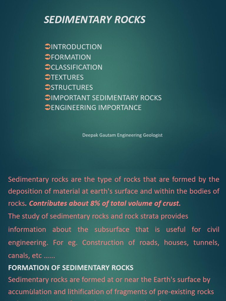 Chapter 4 Sedimentary Rocks | PDF | Sedimentary Rock | Rock (Geology)