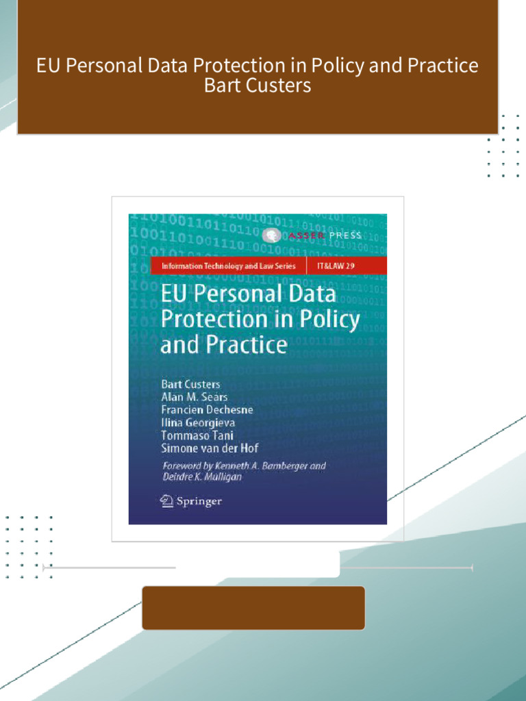 Instant ebooks textbook EU Personal Data Protection in Policy and ... Instant ebooks textbook EU Personal Data Protection in Policy and ...