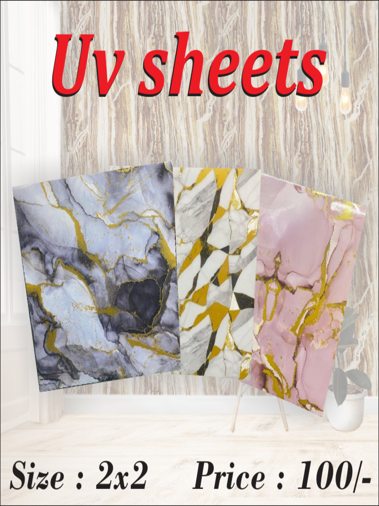 cw uv sheets with price (1) | PDF
