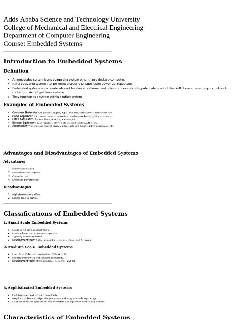embdded_1 (2) | PDF | Embedded System | Microcontroller