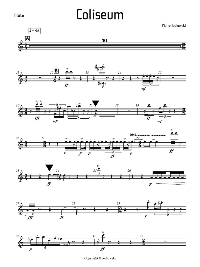 Coliseum V Flute | PDF