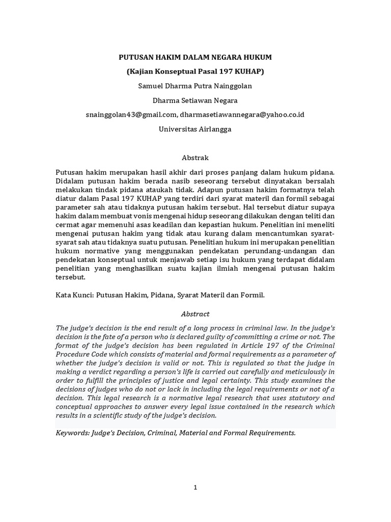 PUTUSAN-HAKIM-DALAM-NEGARA-HUKUM | PDF