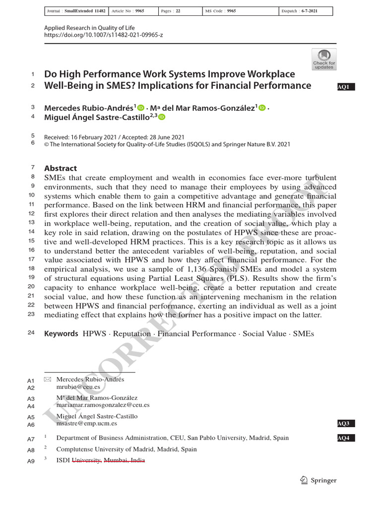 High_Performance_Work_Systems-P | PDF | Business