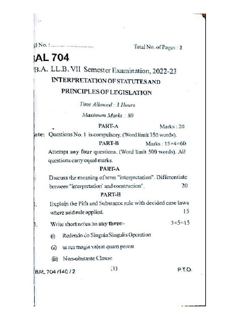 Interpretation Pyq | PDF