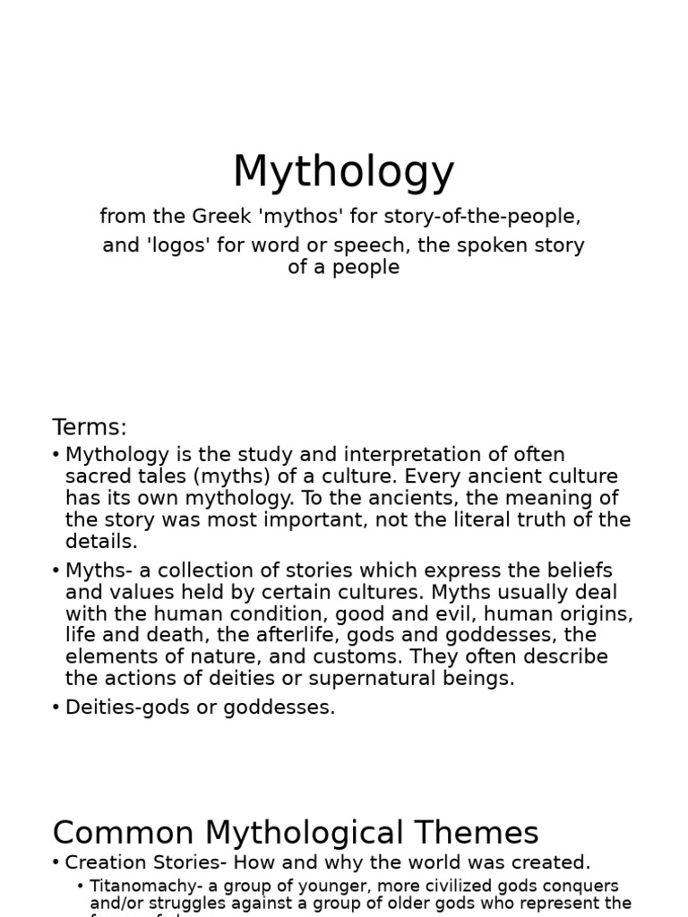 Mythology | PDF | Deities | Mythology