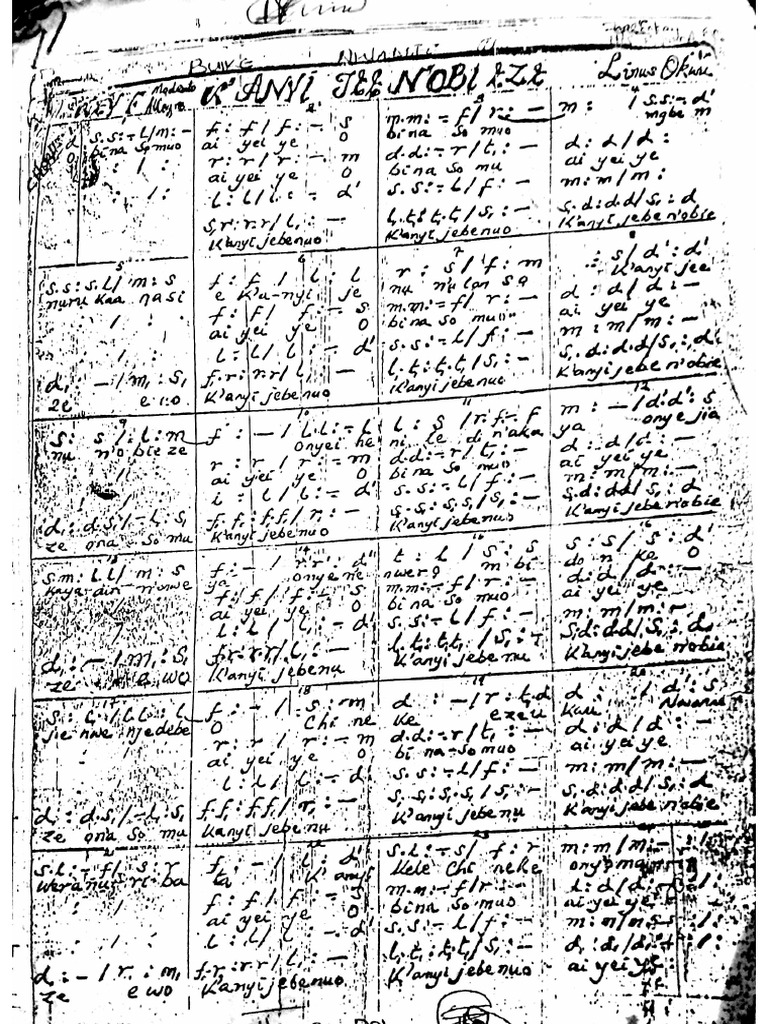 K'anyi Jee N'obi Ézè by Linus Okwu | PDF