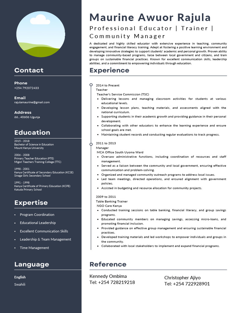 Maurine Awuor Rajula | PDF | Teachers | Schools