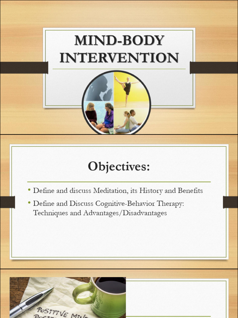 Mind Body Intervention | PDF | Cognitive Behavioral Therapy | Psychotherapy