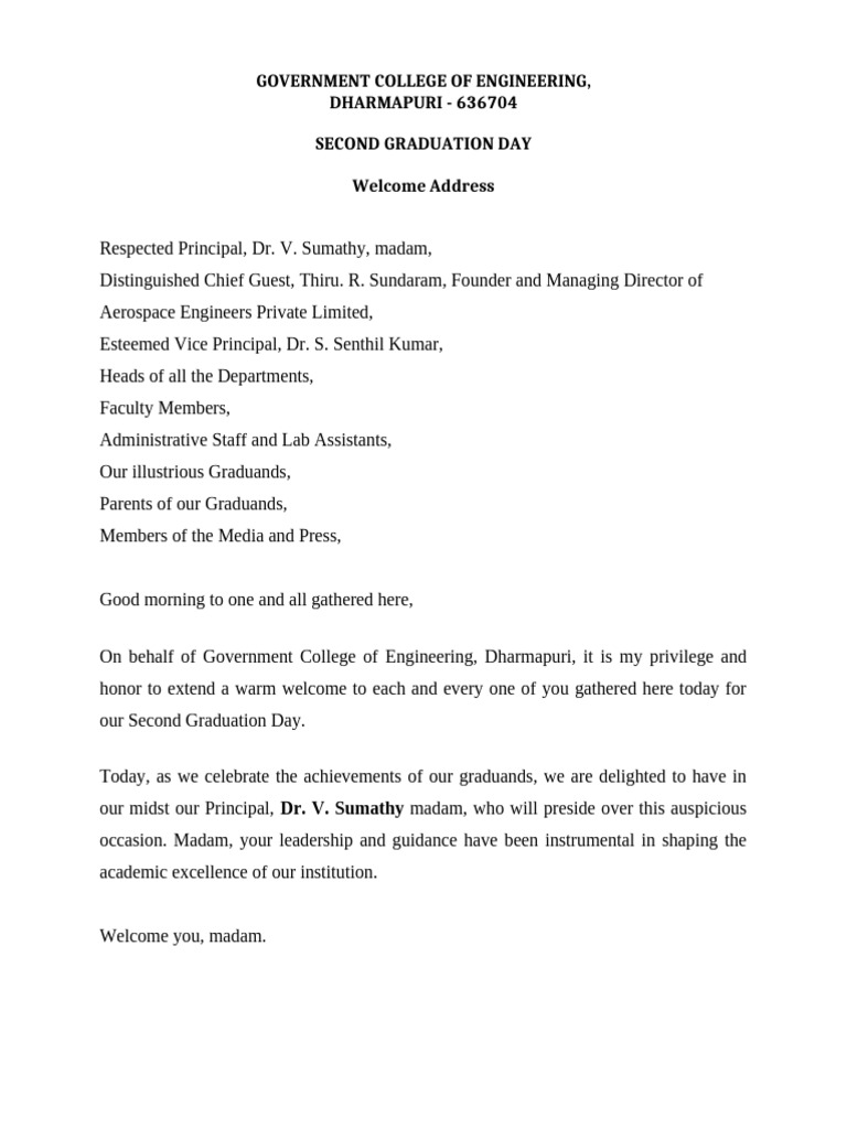Welcome address | PDF