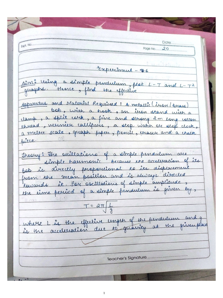 Physics Practical File | PDF