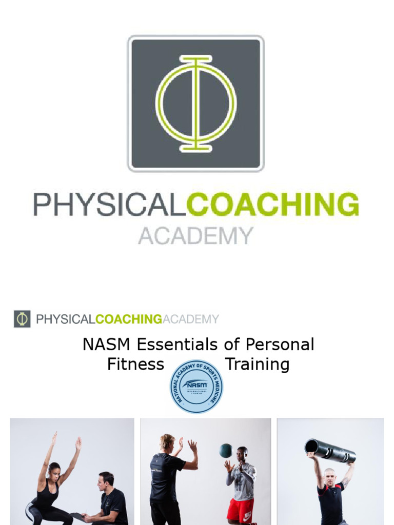 Pca Nasm Personal Trainer Dag 1 1 | PDF