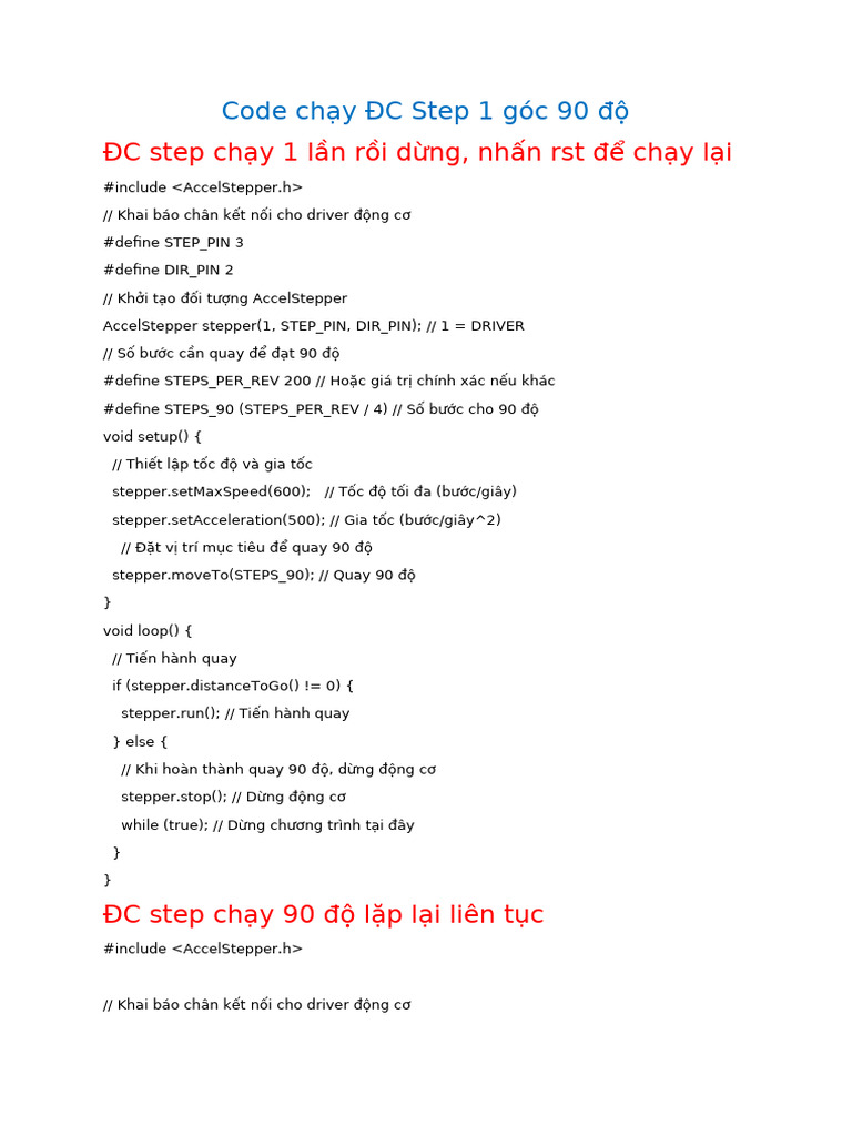 Code ĐC Step | PDF