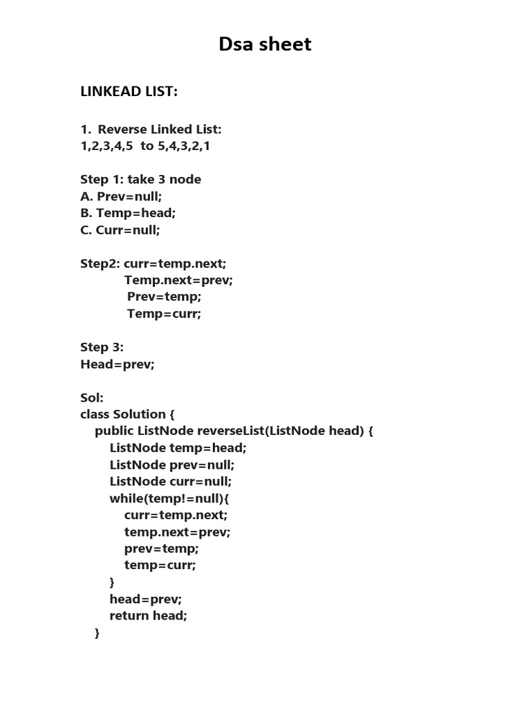 dsa sheet | PDF | Computer Data | Computing dsa sheet | PDF | Computer Data | Computing