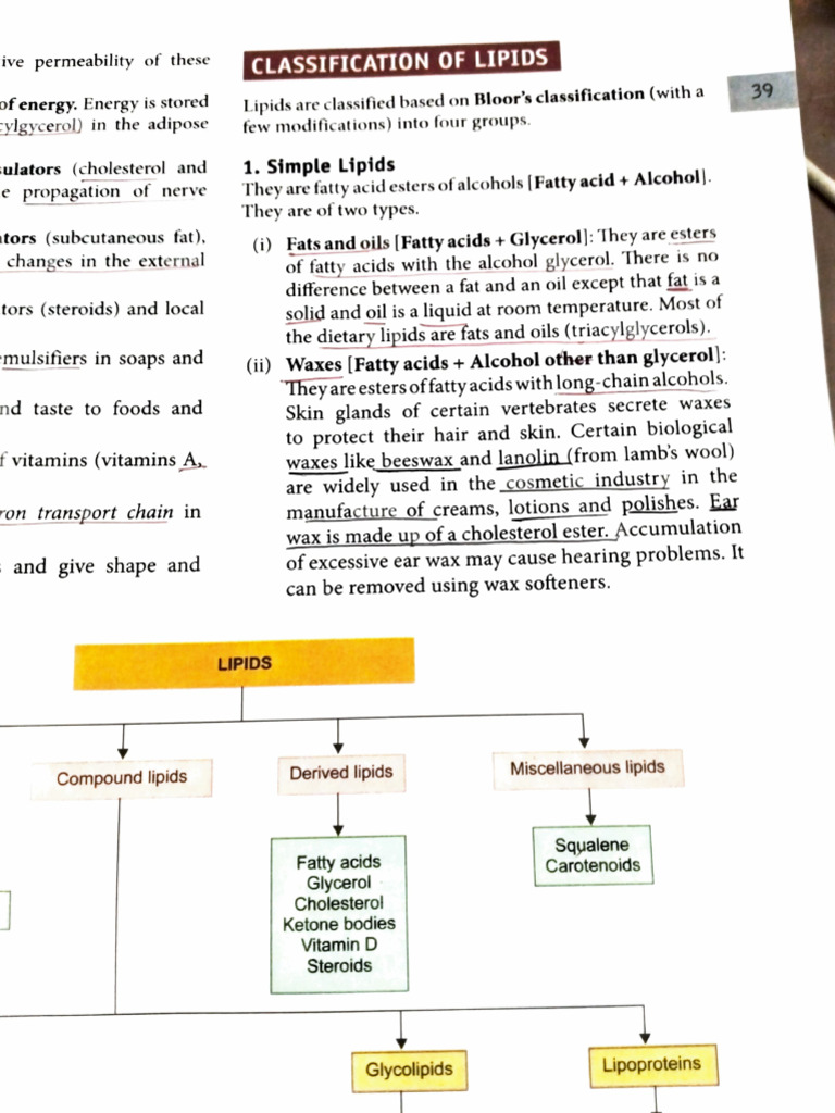 lipids classification | PDF | Lipid | Lipoprotein