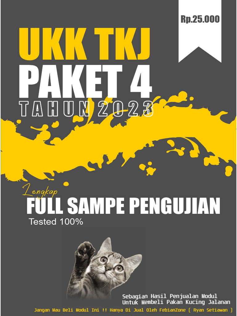 PAKET 4 UKK TKJ 2023 Module | PDF