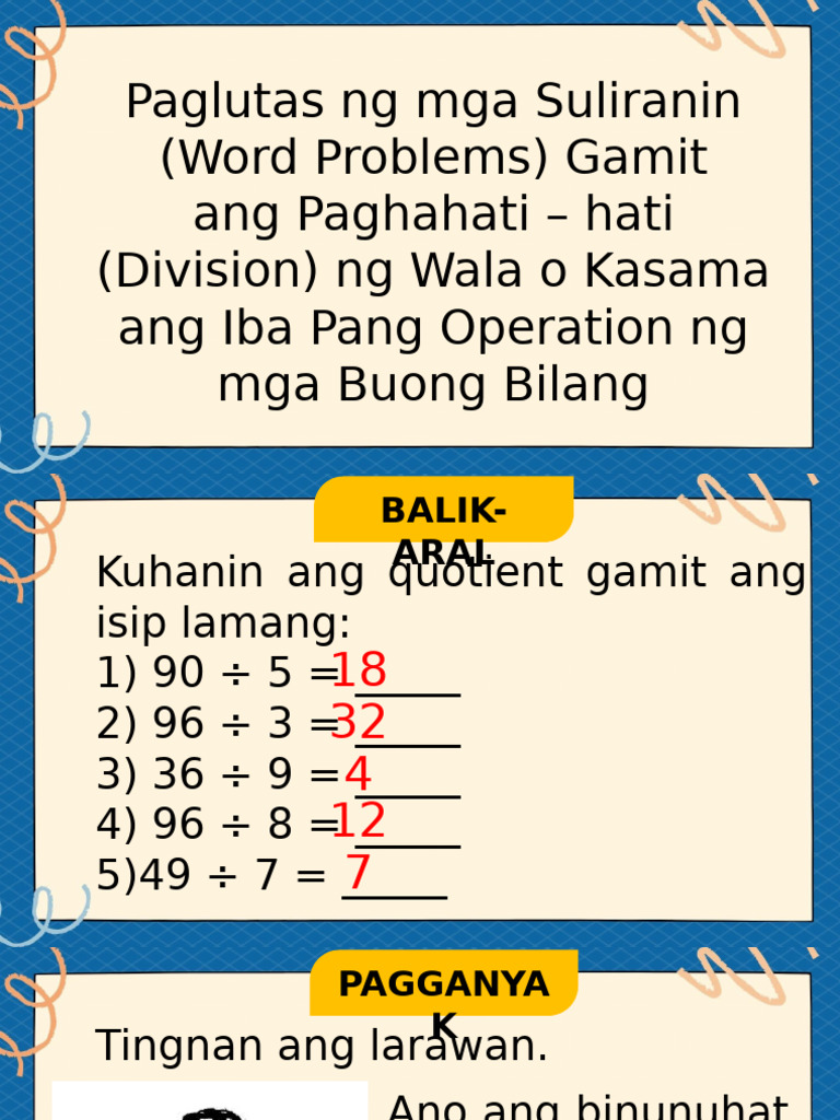 MATH W8Q2 Day 4-5 | PDF