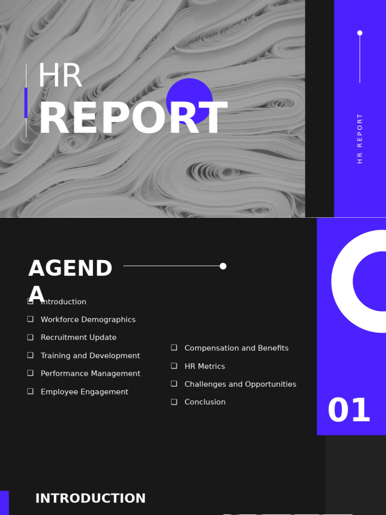 HR Report Presentation | PDF | Employment | Labor Relations