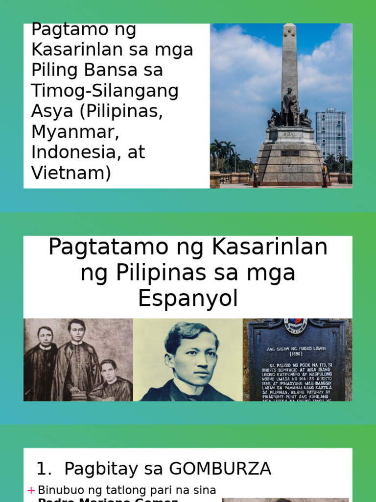Pagtamo NG Kasarinlan Sa Mga Piling Bansa Sa Timog Silangang Asya ...