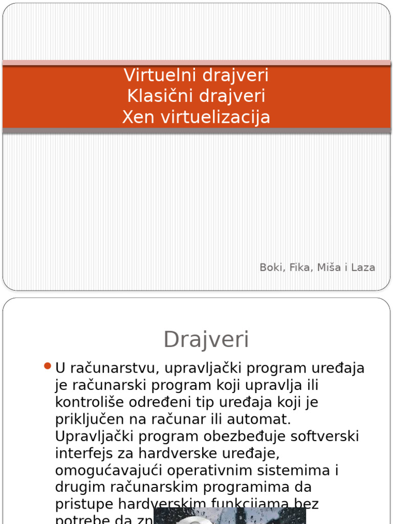 Virtuelni Drajveri | PDF