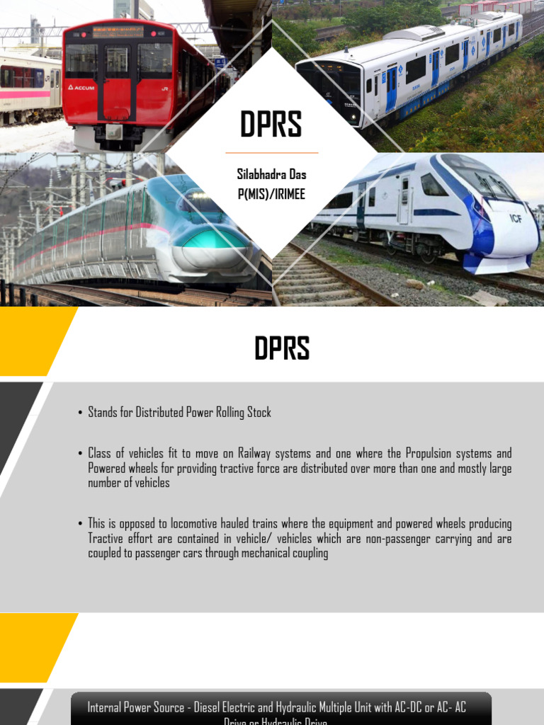 DPRS | PDF | Train | Locomotives