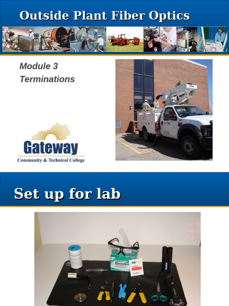 Module 3 Lesson 1 OSP__xid-152174321_2 | PDF | Optical Fiber ...