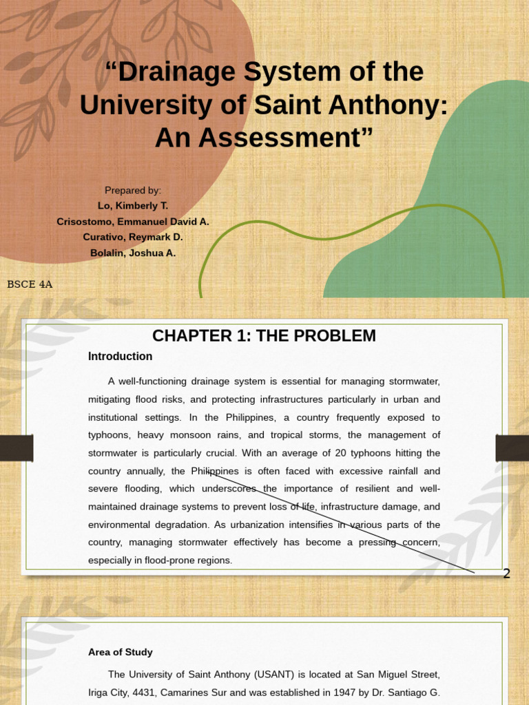 Drainage System Thesis | PDF | Flood | Surface Runoff
