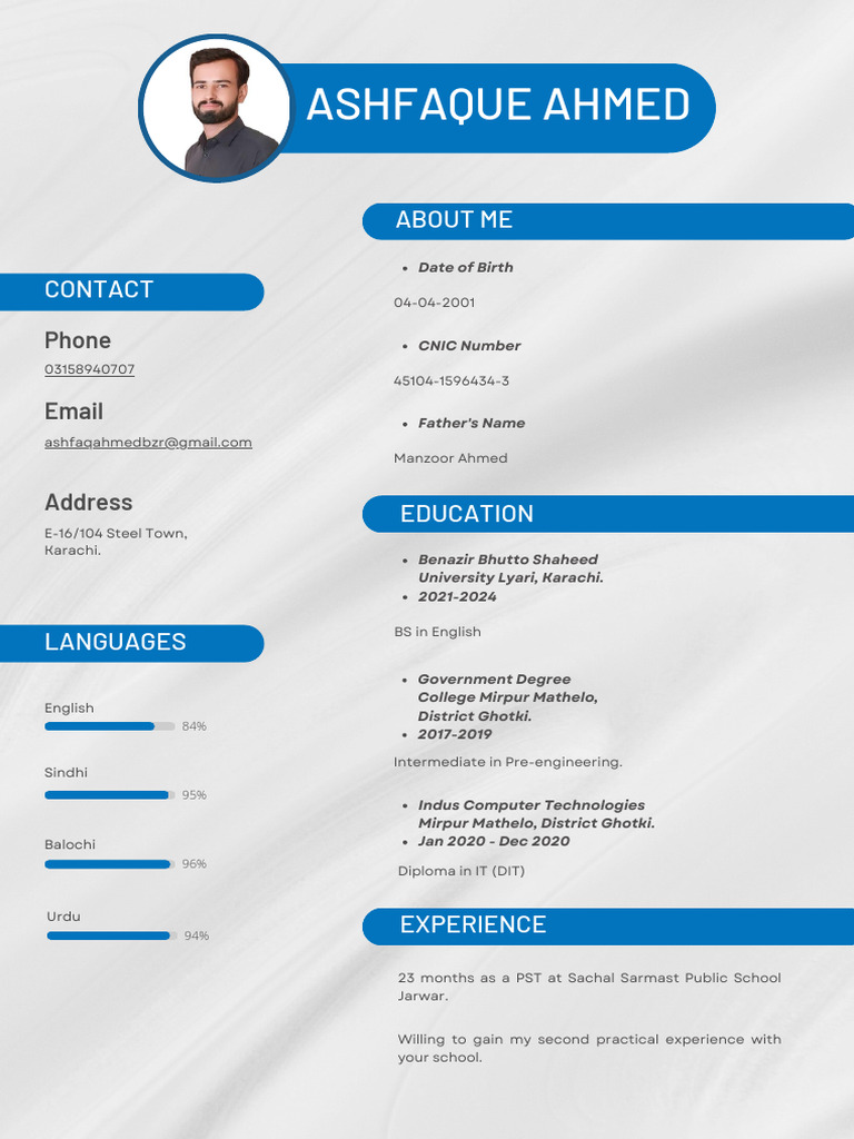 Ashfaque Ahmed Teaching at Shaheen | PDF