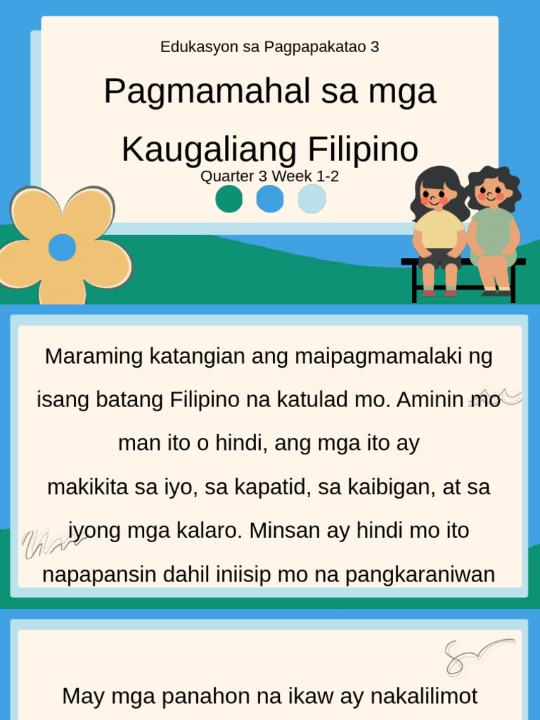 ESP 3-Quarter 3 Week 1-2 | PDF