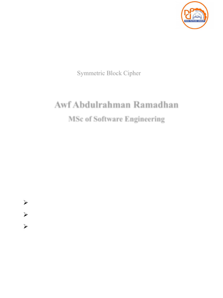 Lecture 6 IS (Th) | PDF | Encryption | Cipher