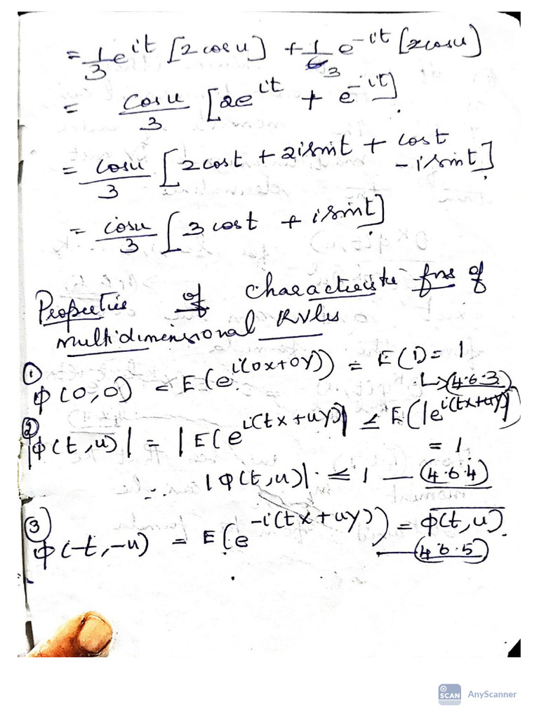 Probability Theory Notes | PDF
