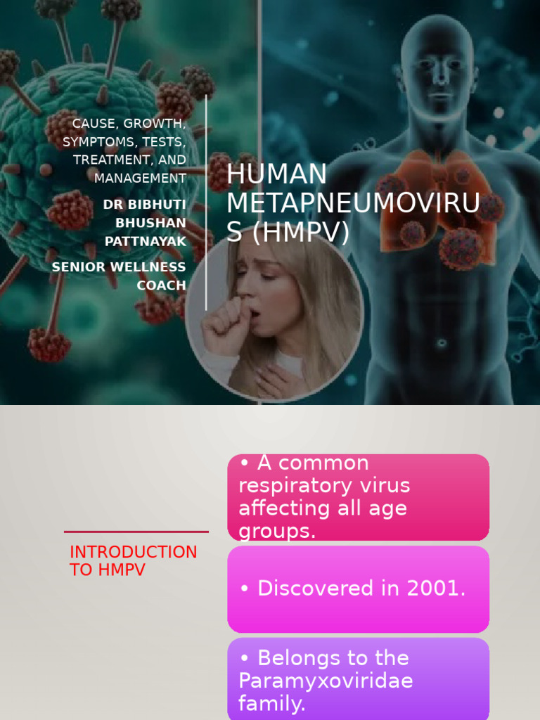 HMPV Presentation Updated | PDF | Animal Diseases | Viral Diseases