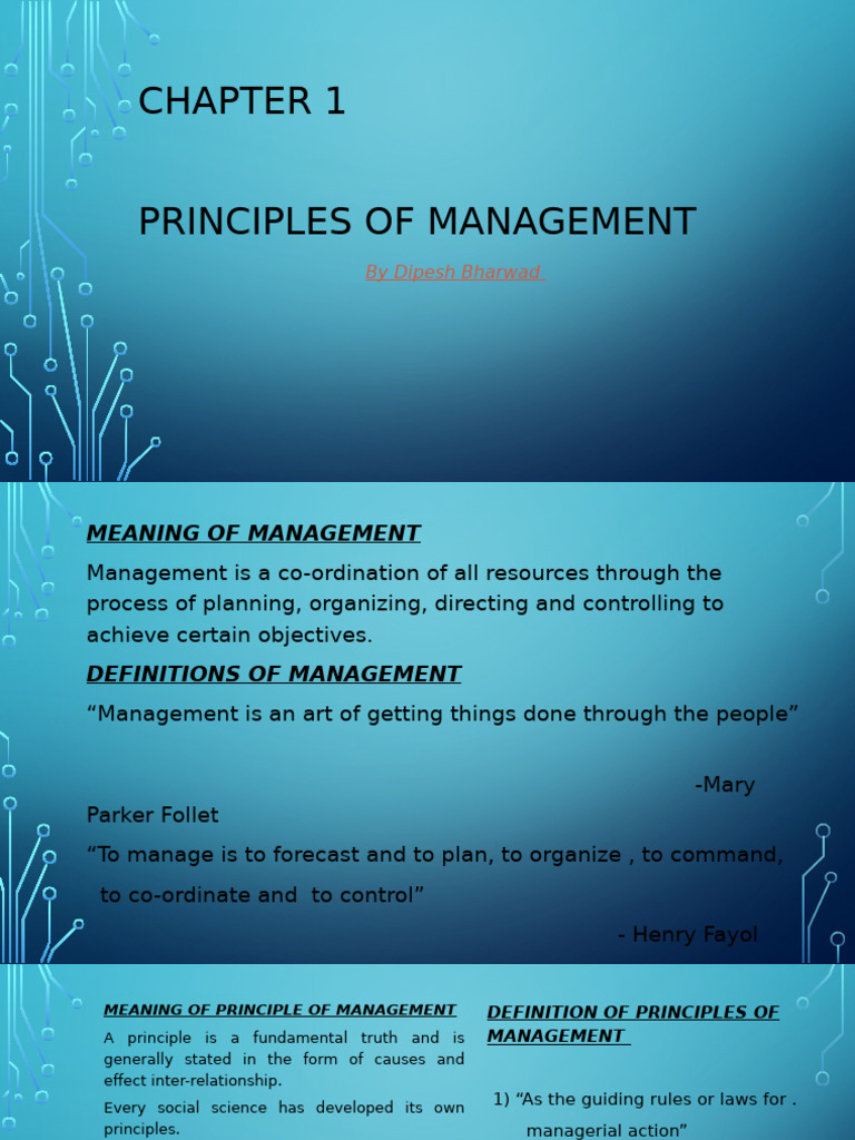 Principles of Management Overview | PDF | Business | Economies