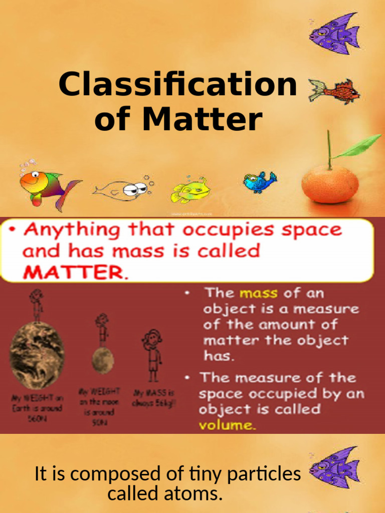 Classification-of-Matter-1 | PDF | Mixture | Chemical Substances