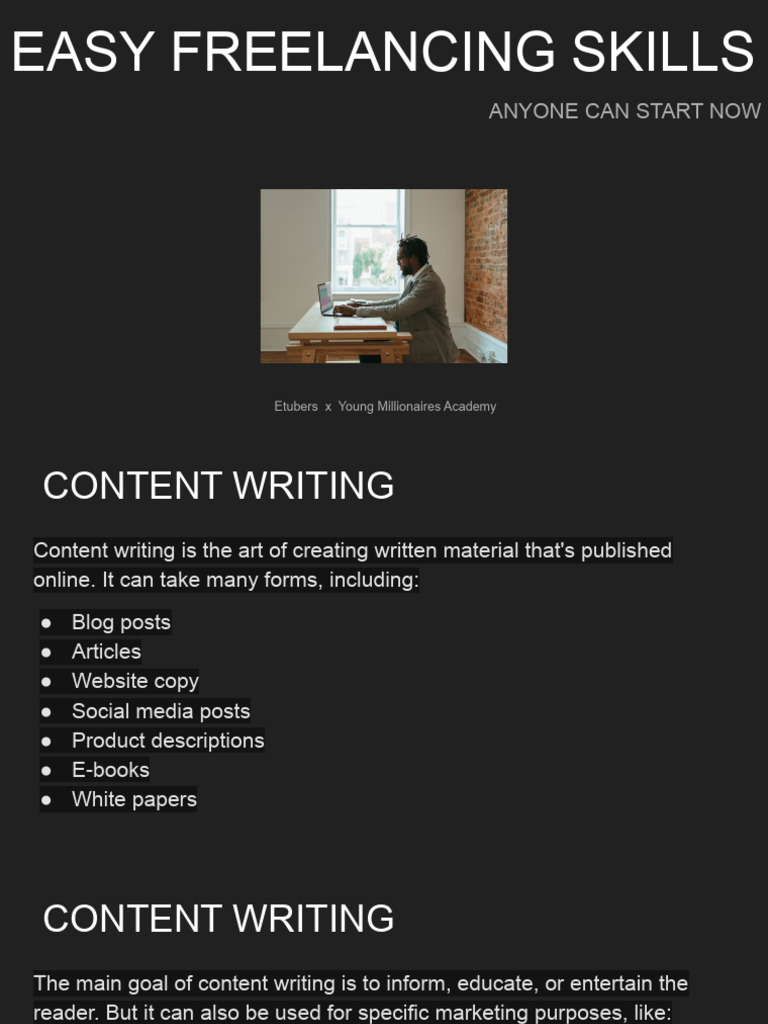 Easy Freelancing Skills Pdf Translations Microsoft Excel 