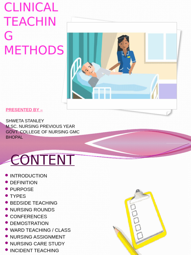 Clinical Teaching Methods in Nursing | PDF | Nursing | Learning