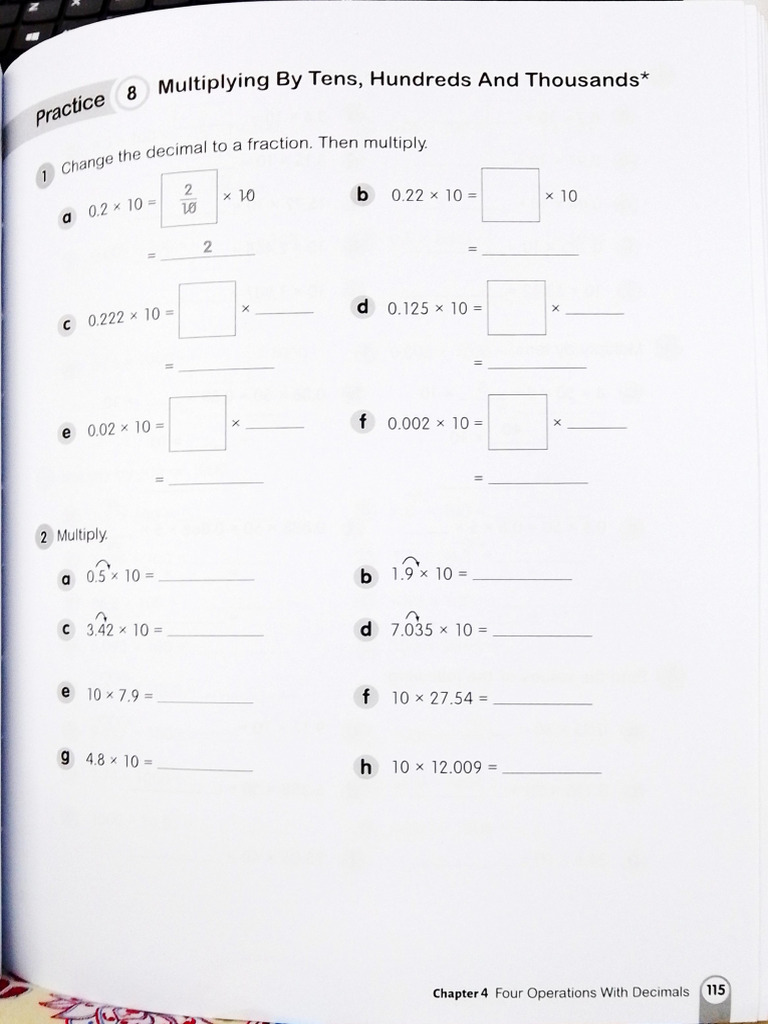 Math Champion 5 WB Page 115-124 | PDF