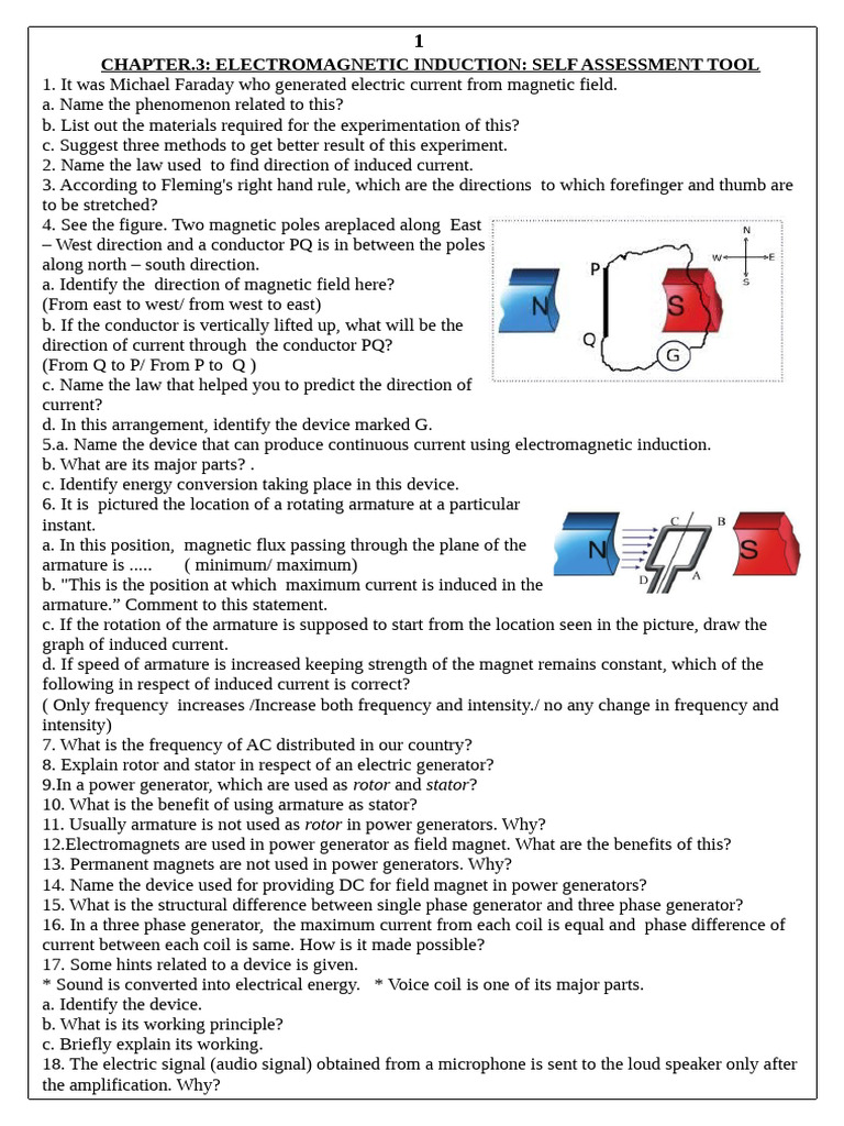 New Short Note | PDF | Electric Generator | Inductor