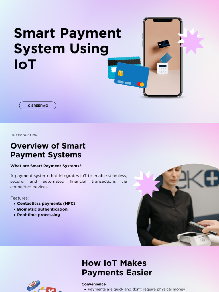 Smart Payment System Using IoT | PDF | Security | Computer Security