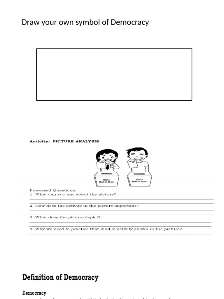 Create Your Own Democracy Symbol | PDF