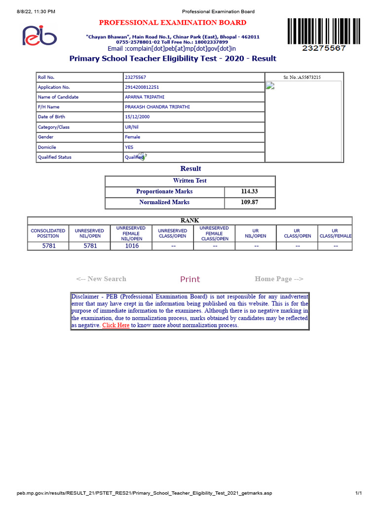 Professional Examination Board | PDF