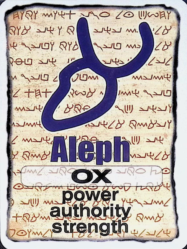 Pictograph Aleph-beth Flash Cards | PDF