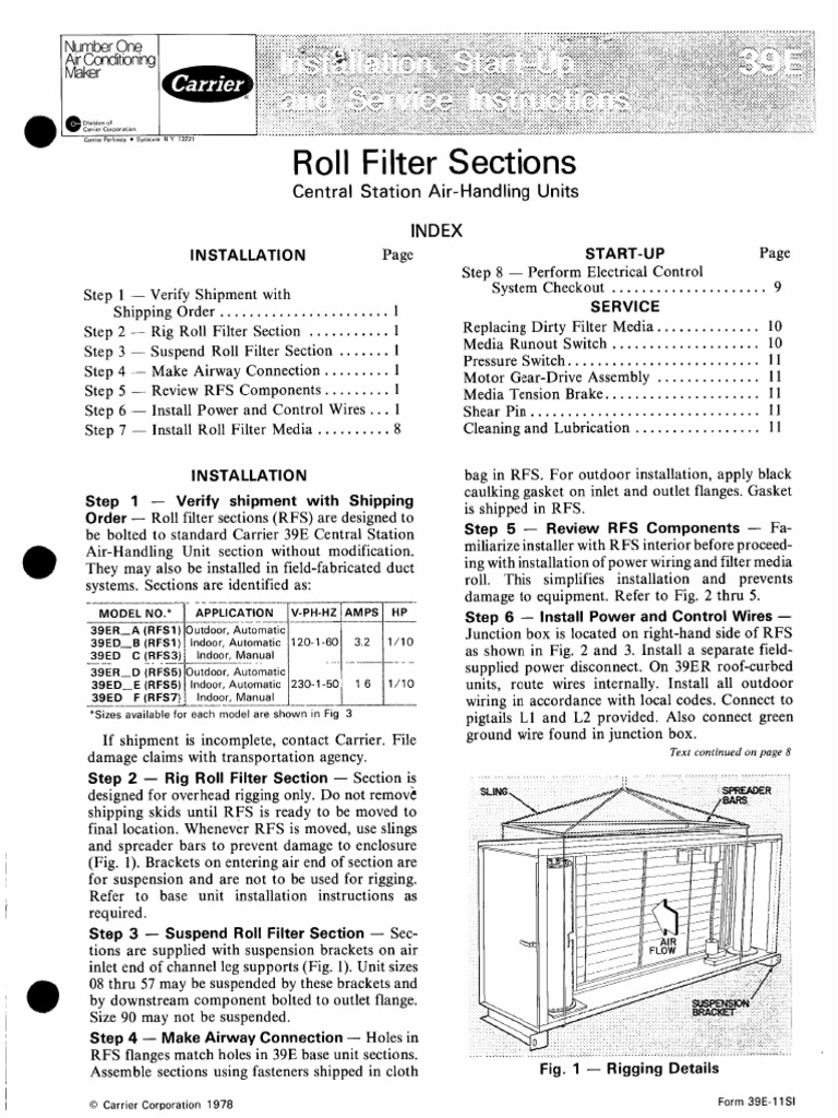 Carrier 39E 27731 | PDF