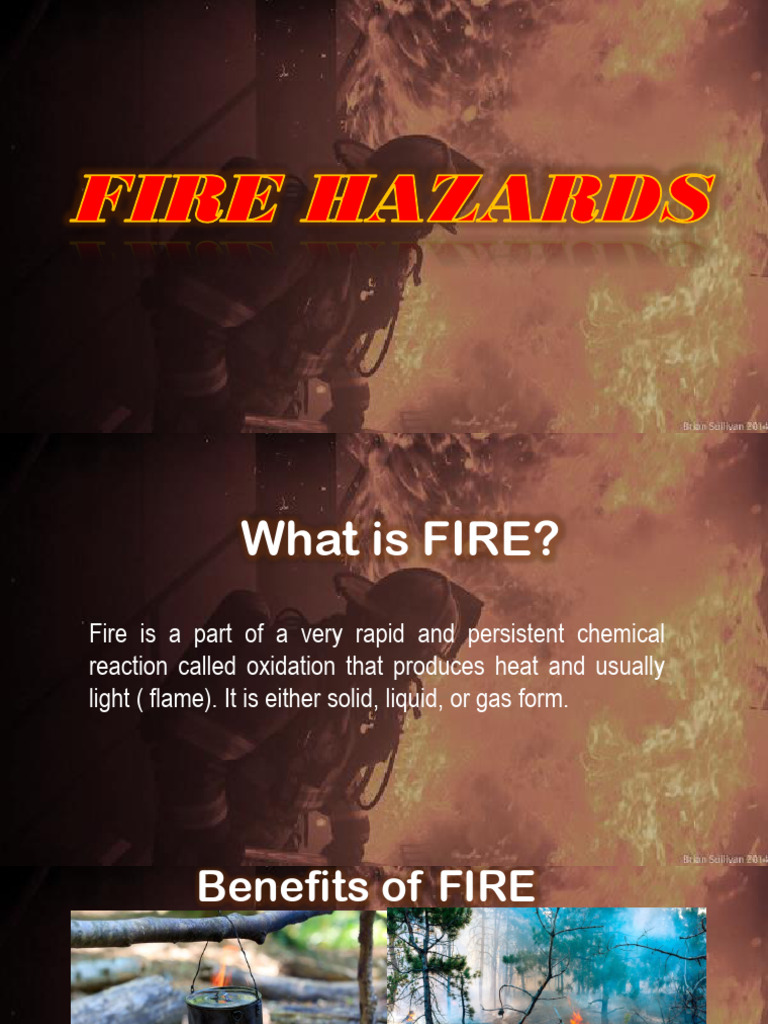 Fire Hazards PDF | PDF | Fires | Combustion