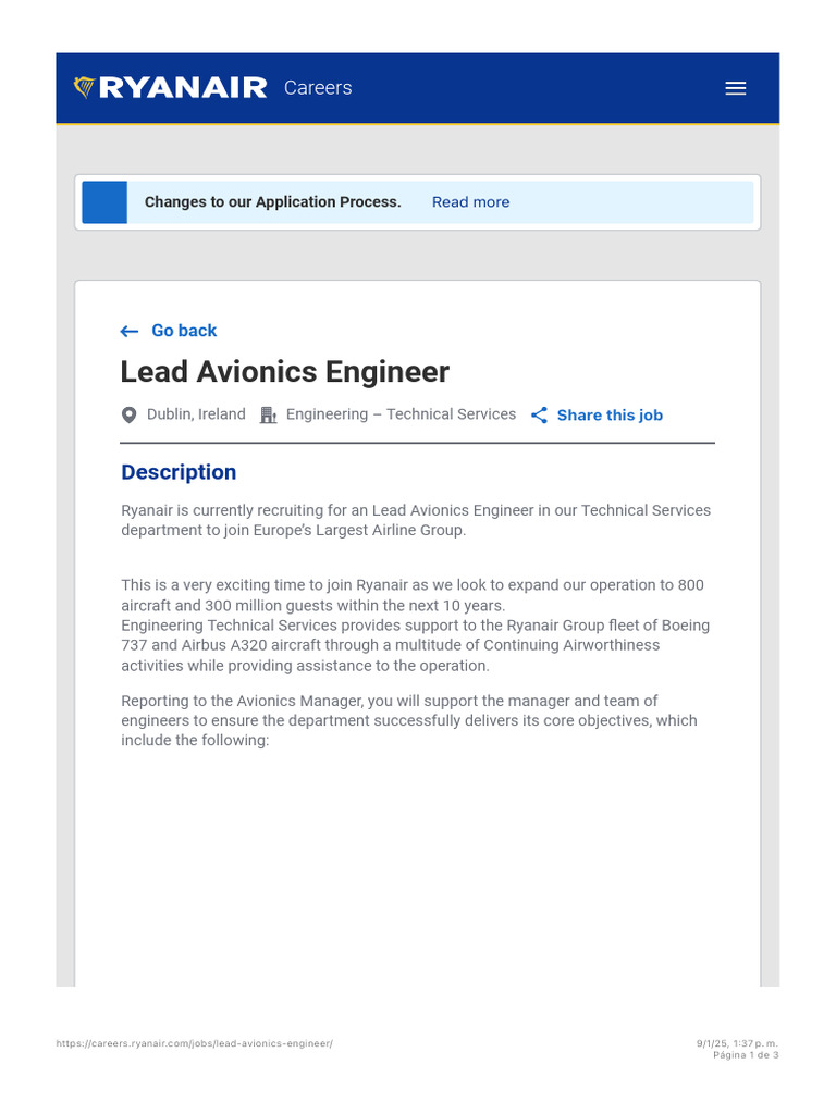Lead Avionics Engineer – Careers | PDF | Aviation