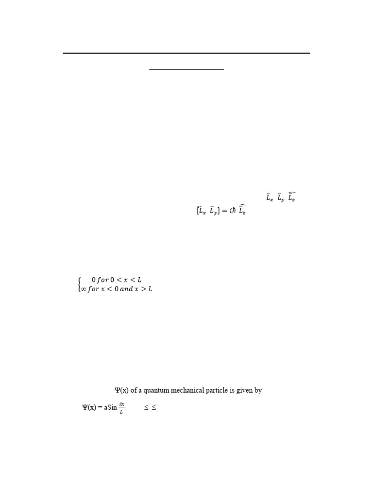 Quantum Mechanics Exam Prep | PDF | Wave Function | Physics