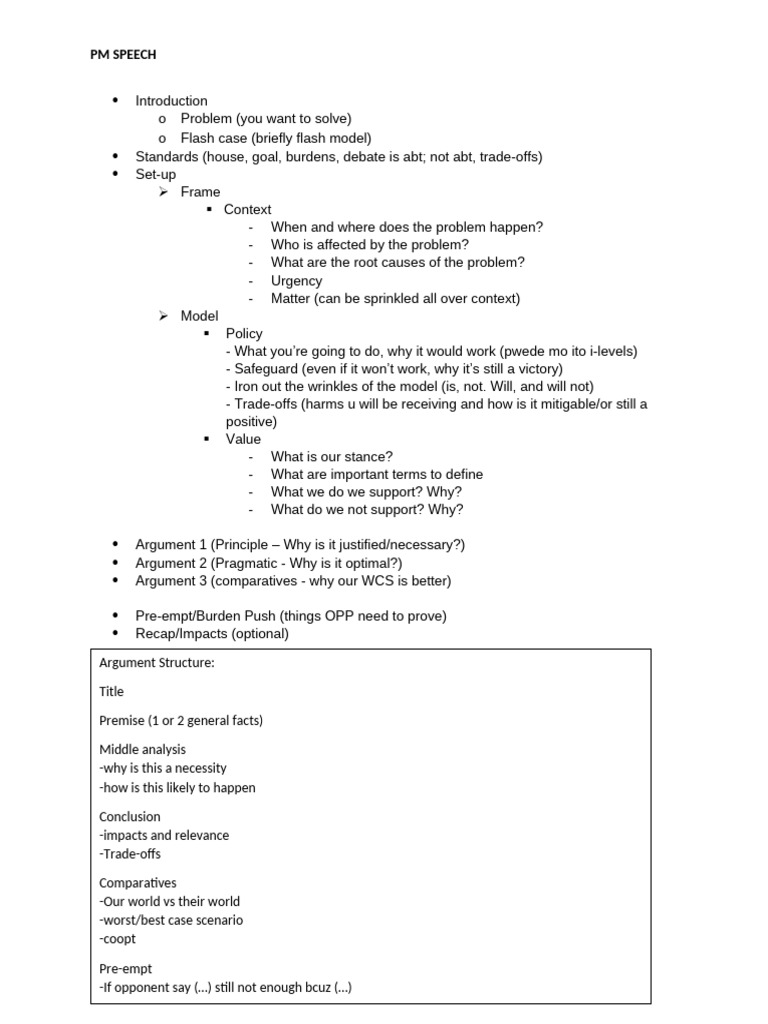 PM_Speech_Format | PDF