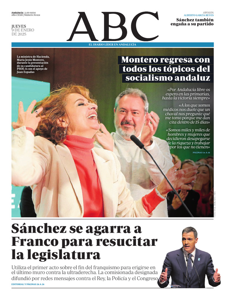 09 01 25 ABC Andalucia | PDF | Francisco franco | Venezuela